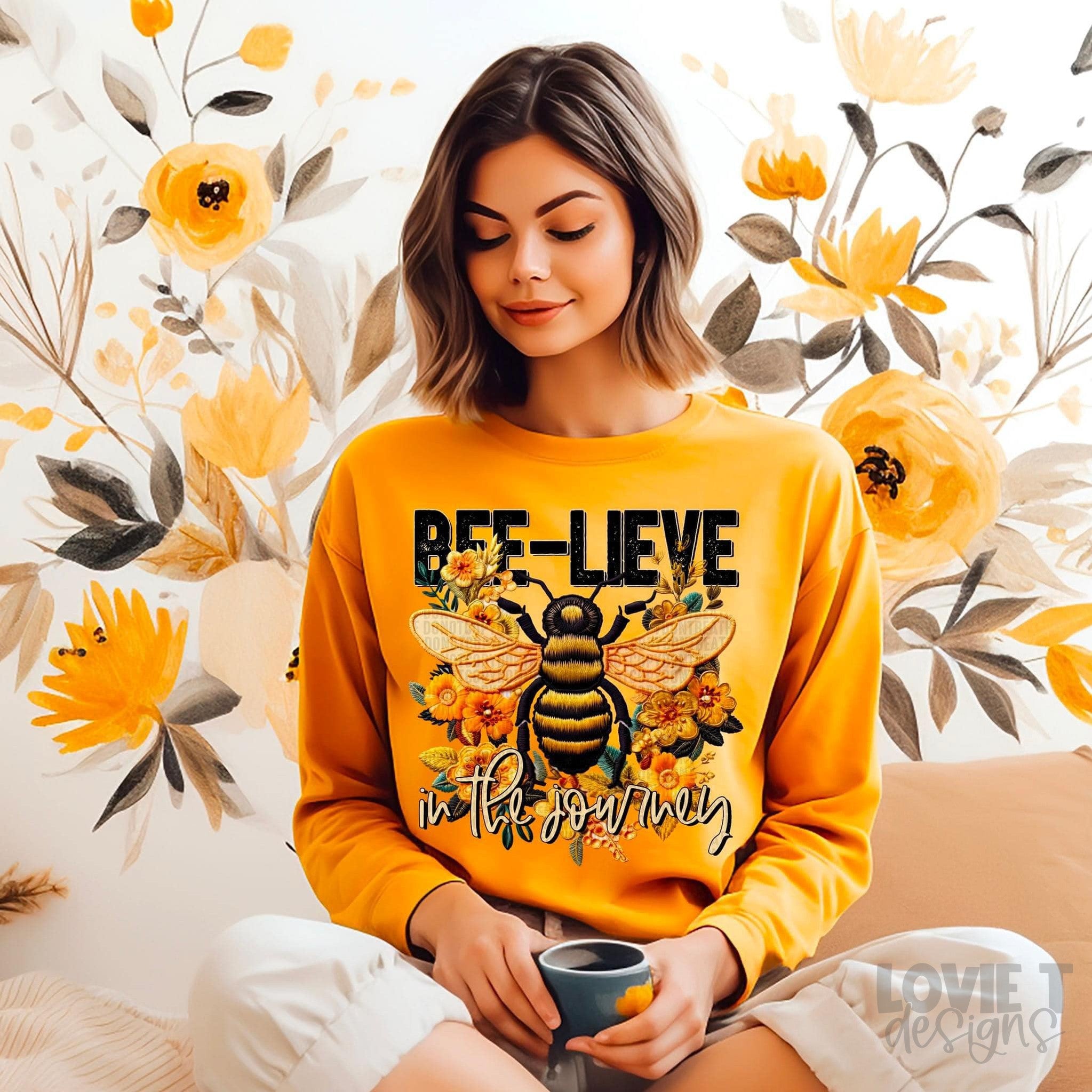 Bee Lieve In The Journey - Lovie T Designs