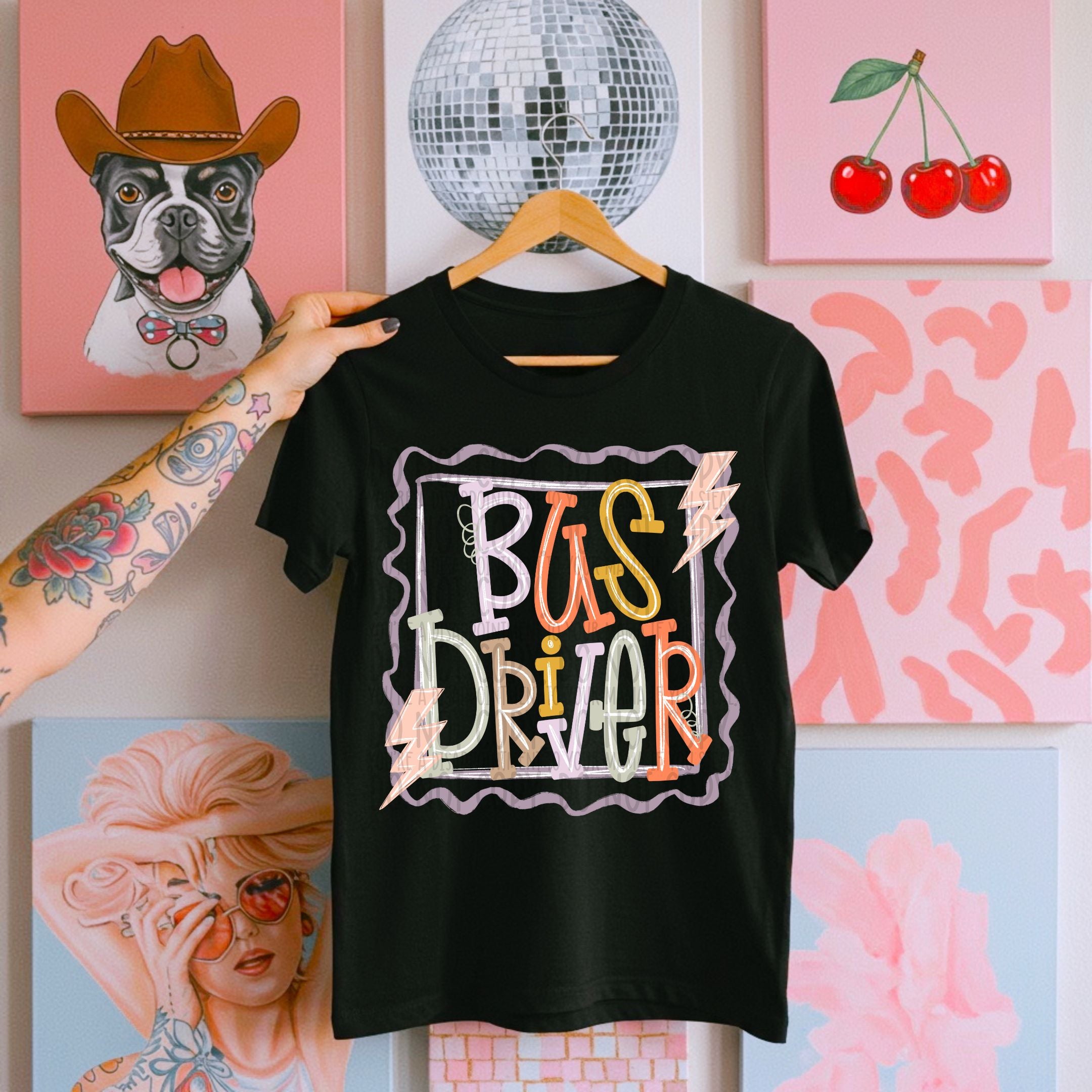 Bus Driver Doodle - Lovie T Designs