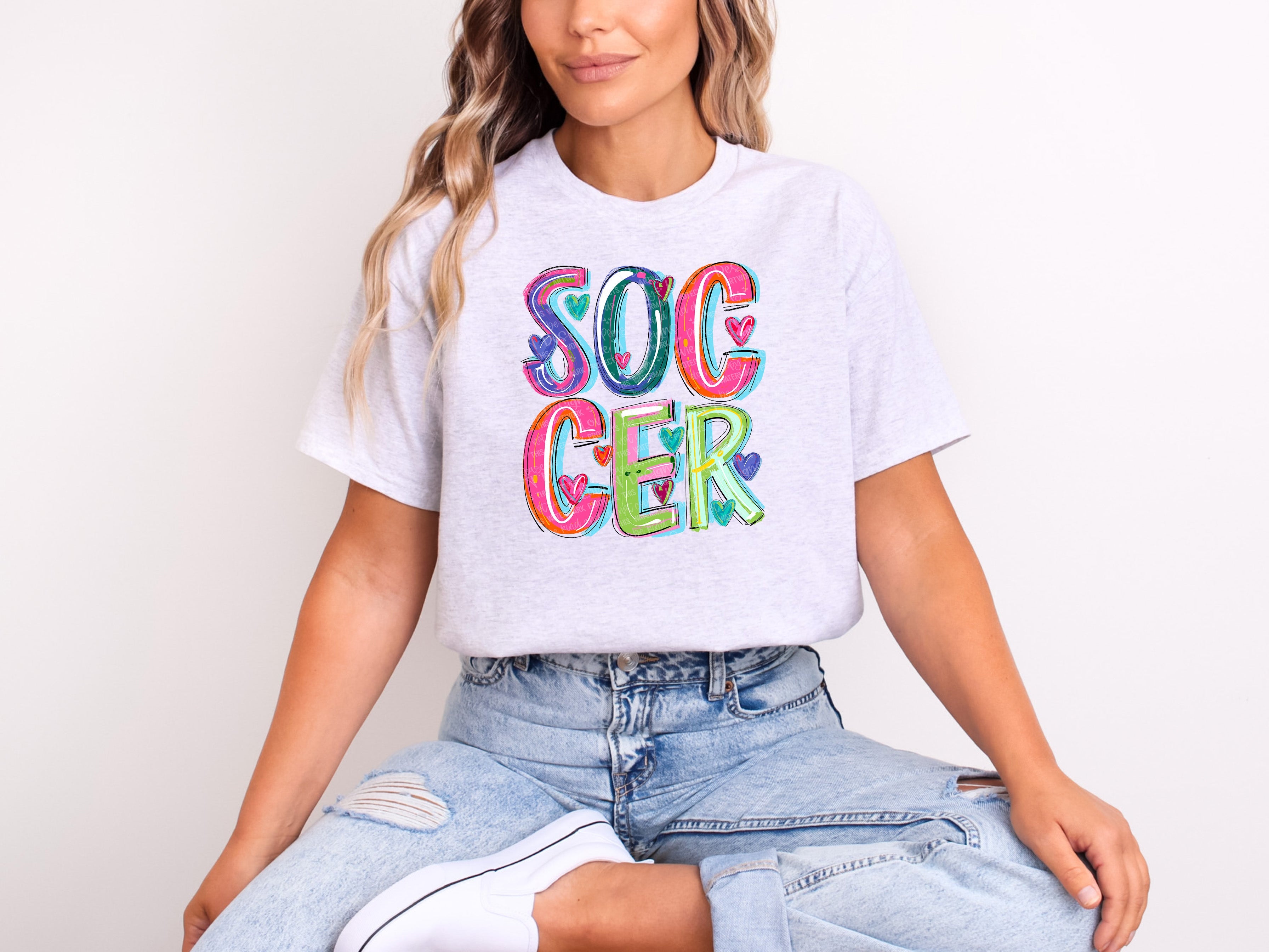 CHEERY WORDS SOCCER two line - Lovie T Designs