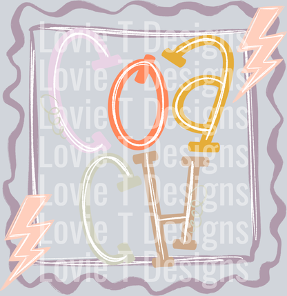 Coach Doodle - Lovie T Designs