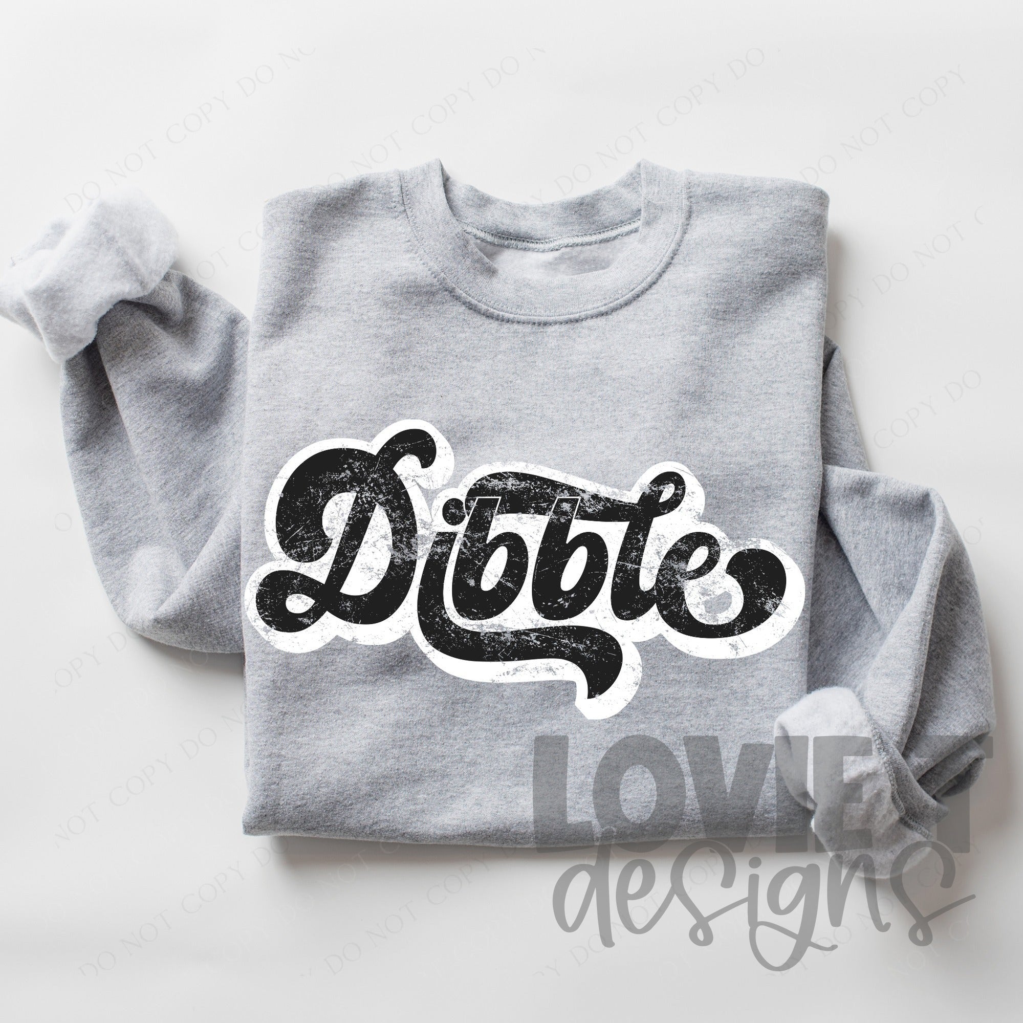 Dibble Black Retro Font – Lovie T Designs