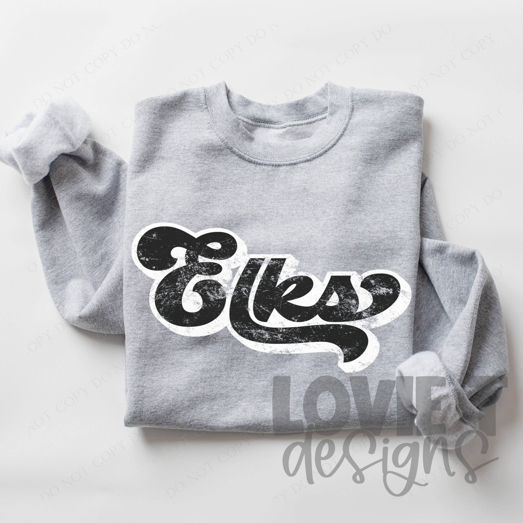 Elks Black Retro Font – Lovie T Designs