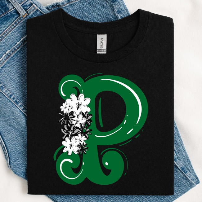 FANCY LETTER + FLORAL CLUSTER CUSTOM COMBOS - Lovie T Designs