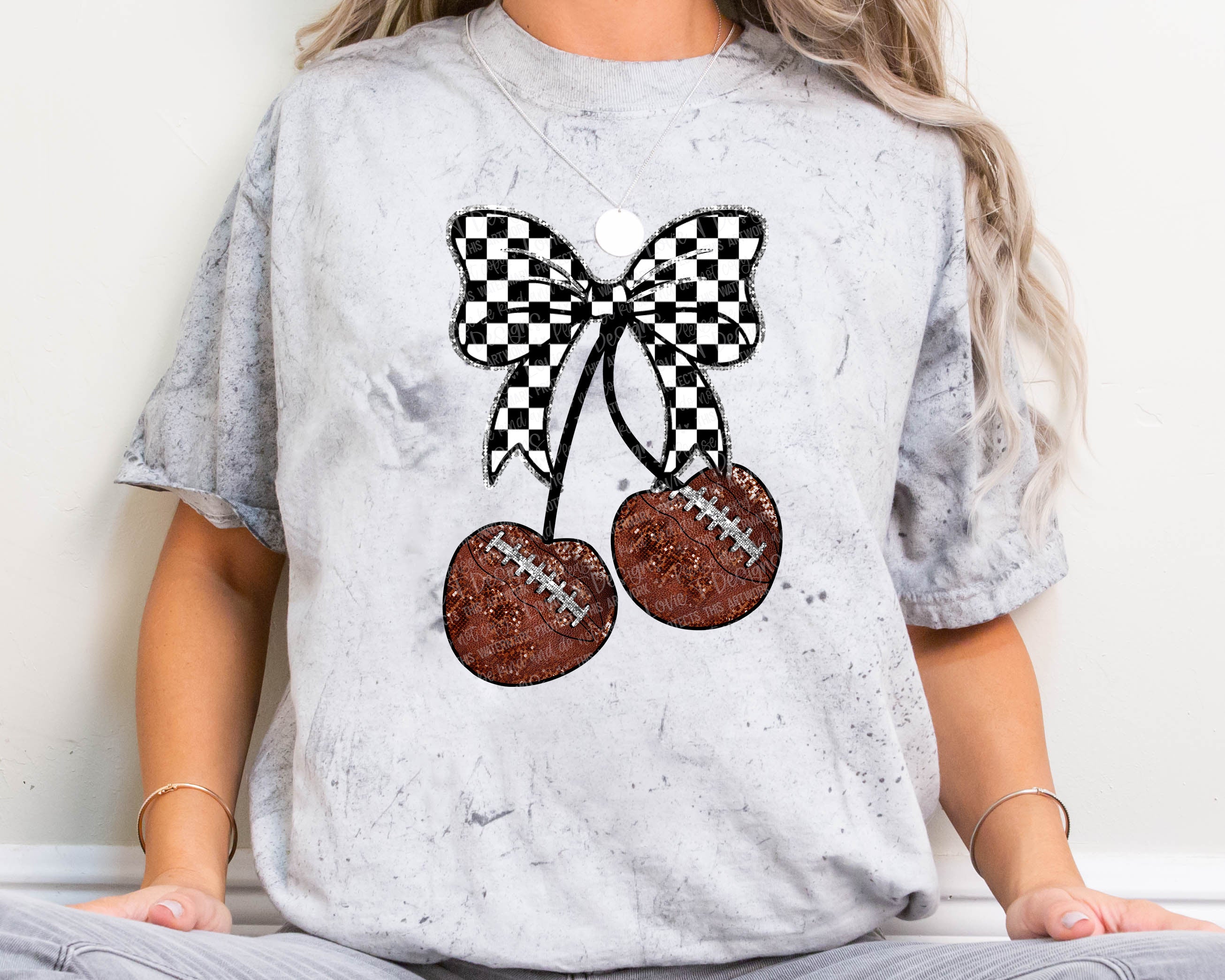 Football Cherries - Lovie T Designs