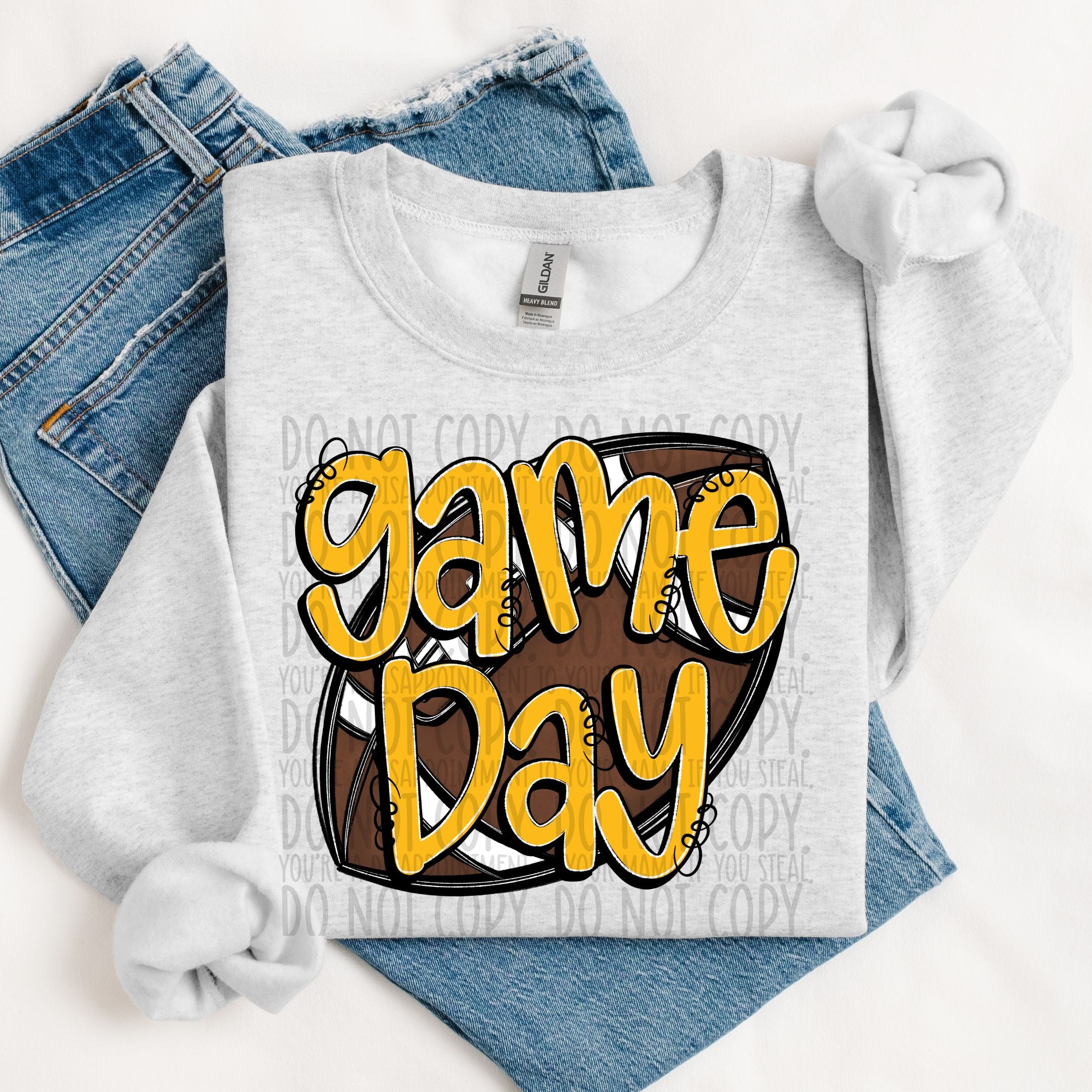 Game Day Ath Gold - Lovie T Designs
