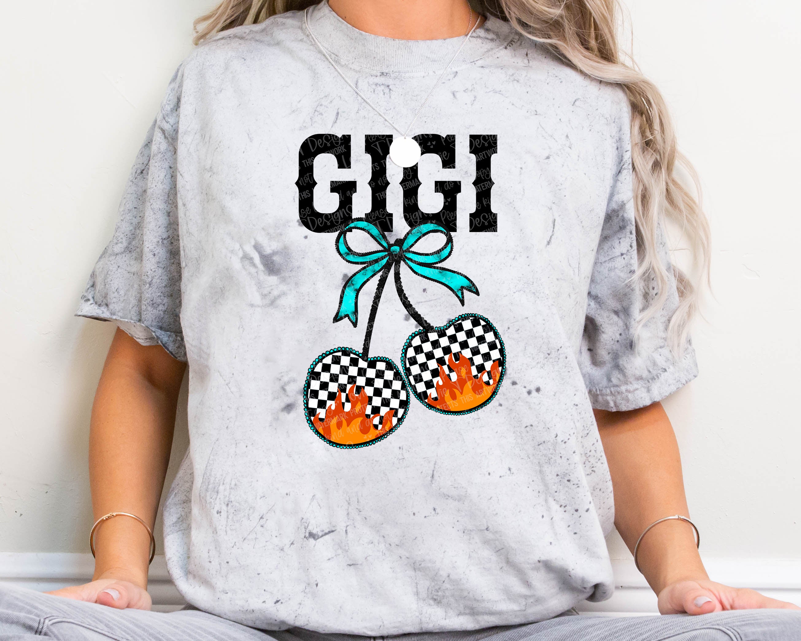 Gigi Flame Cherries - Lovie T Designs