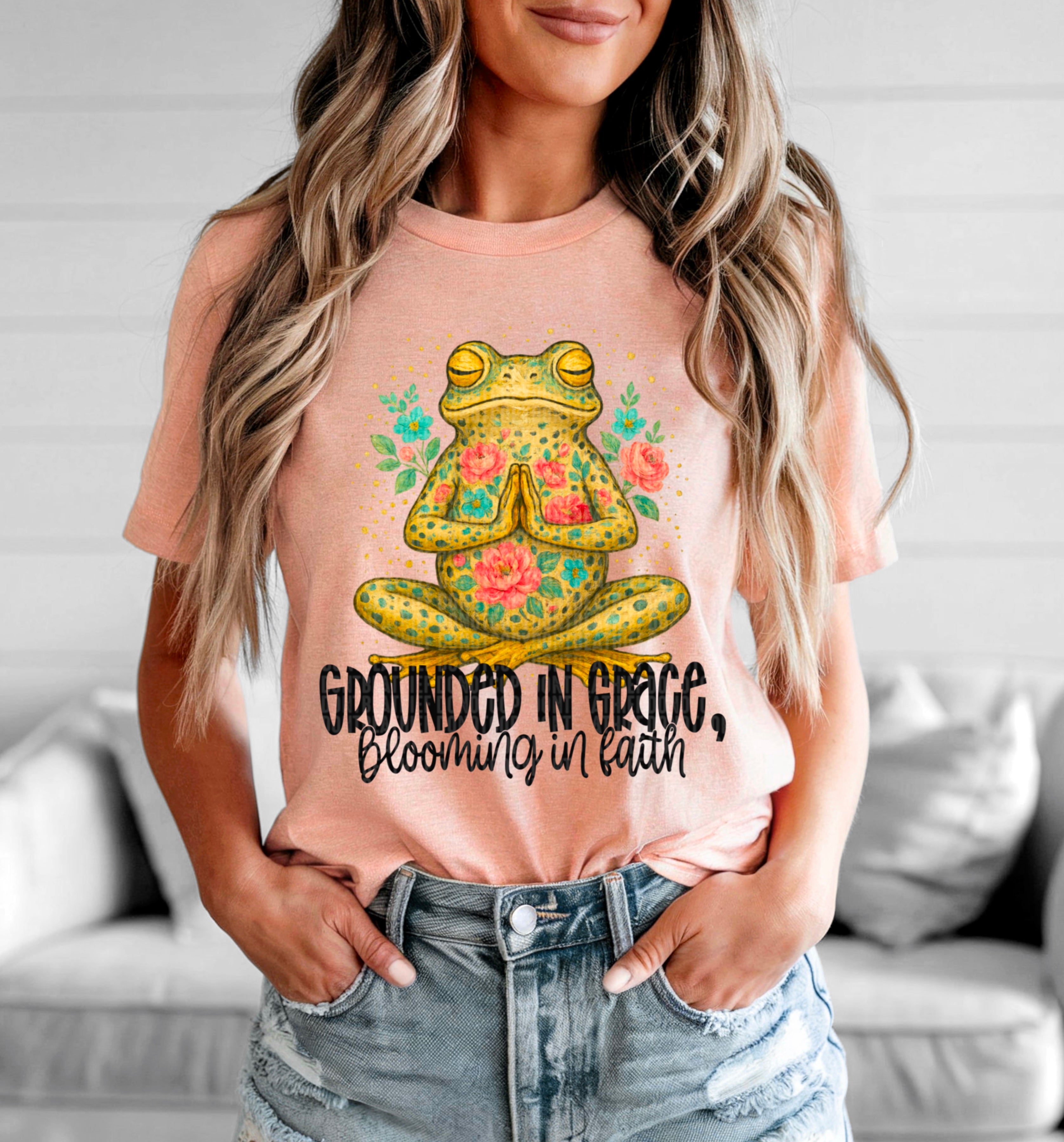 Grounded in Grace Frog - Lovie T Designs