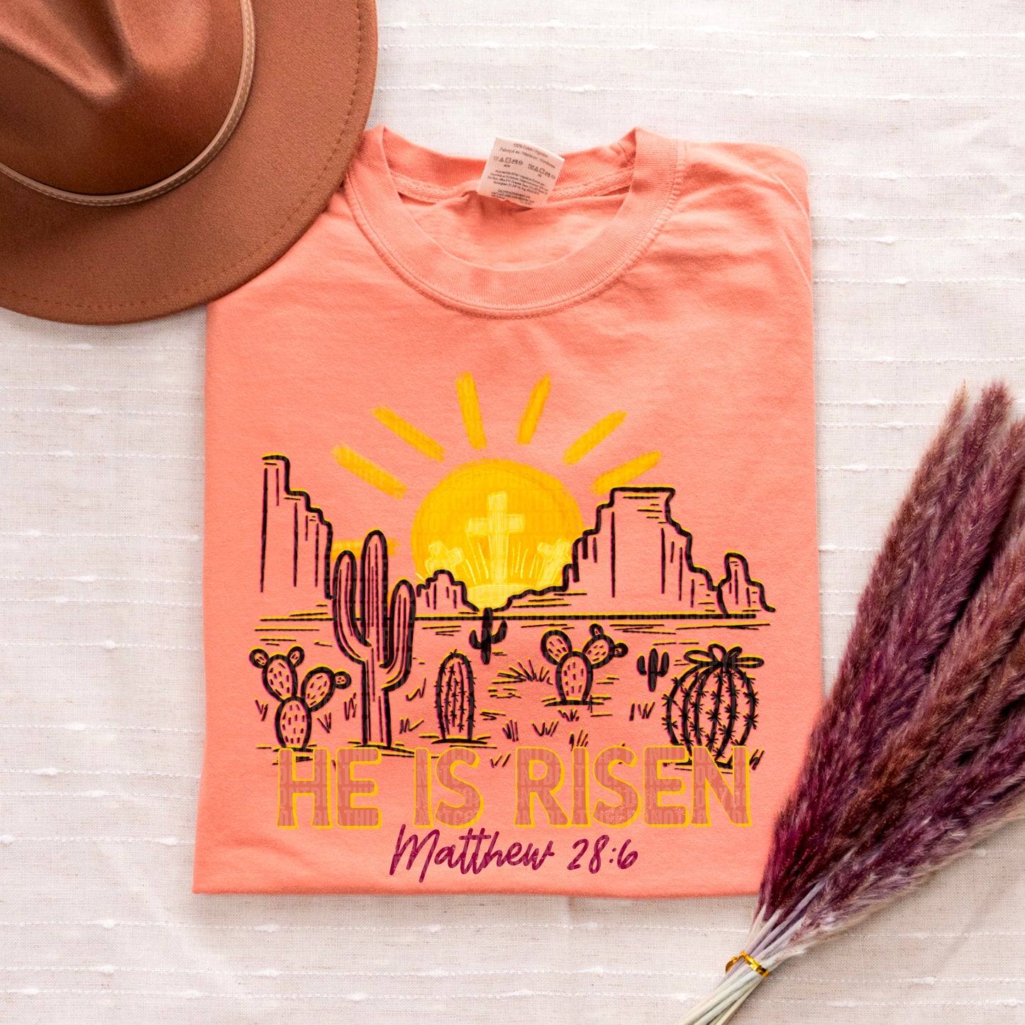 He is Risen Matthew 286 - Lovie T Designs