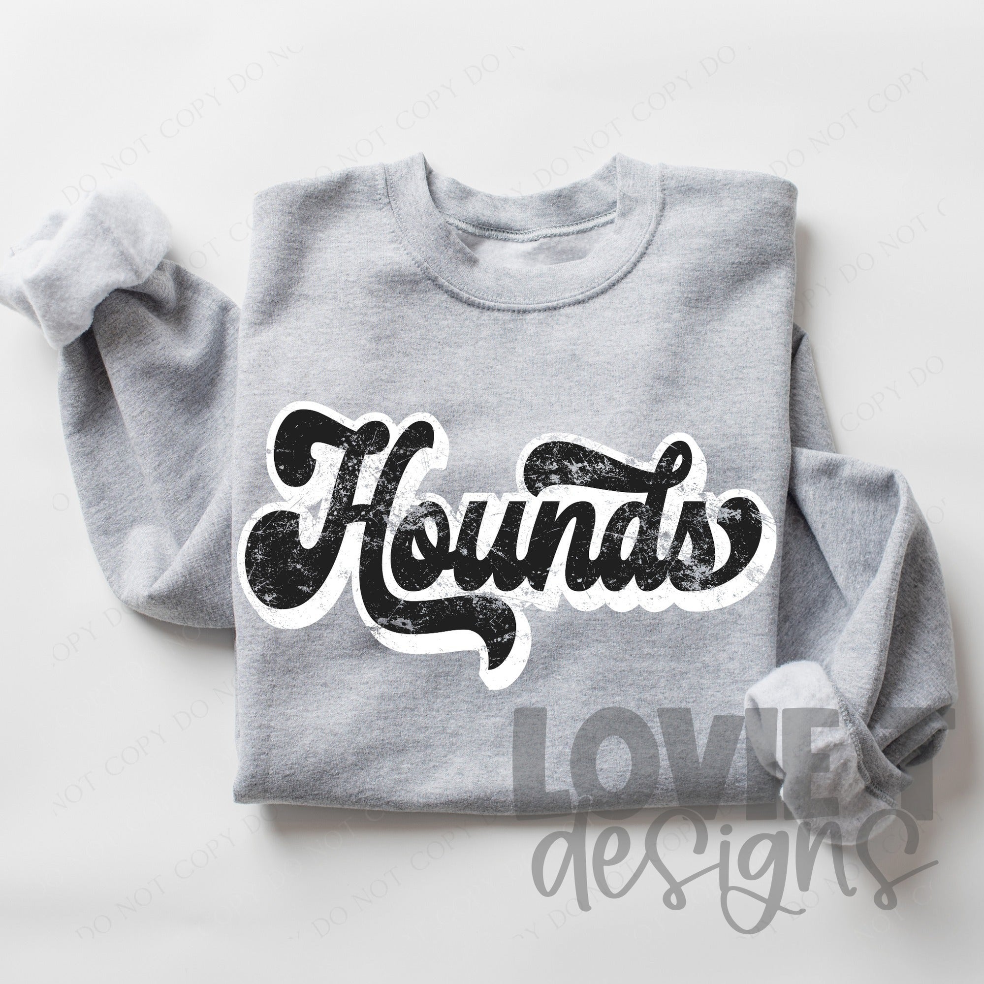 Hounds Black Retro Font – Lovie T Designs