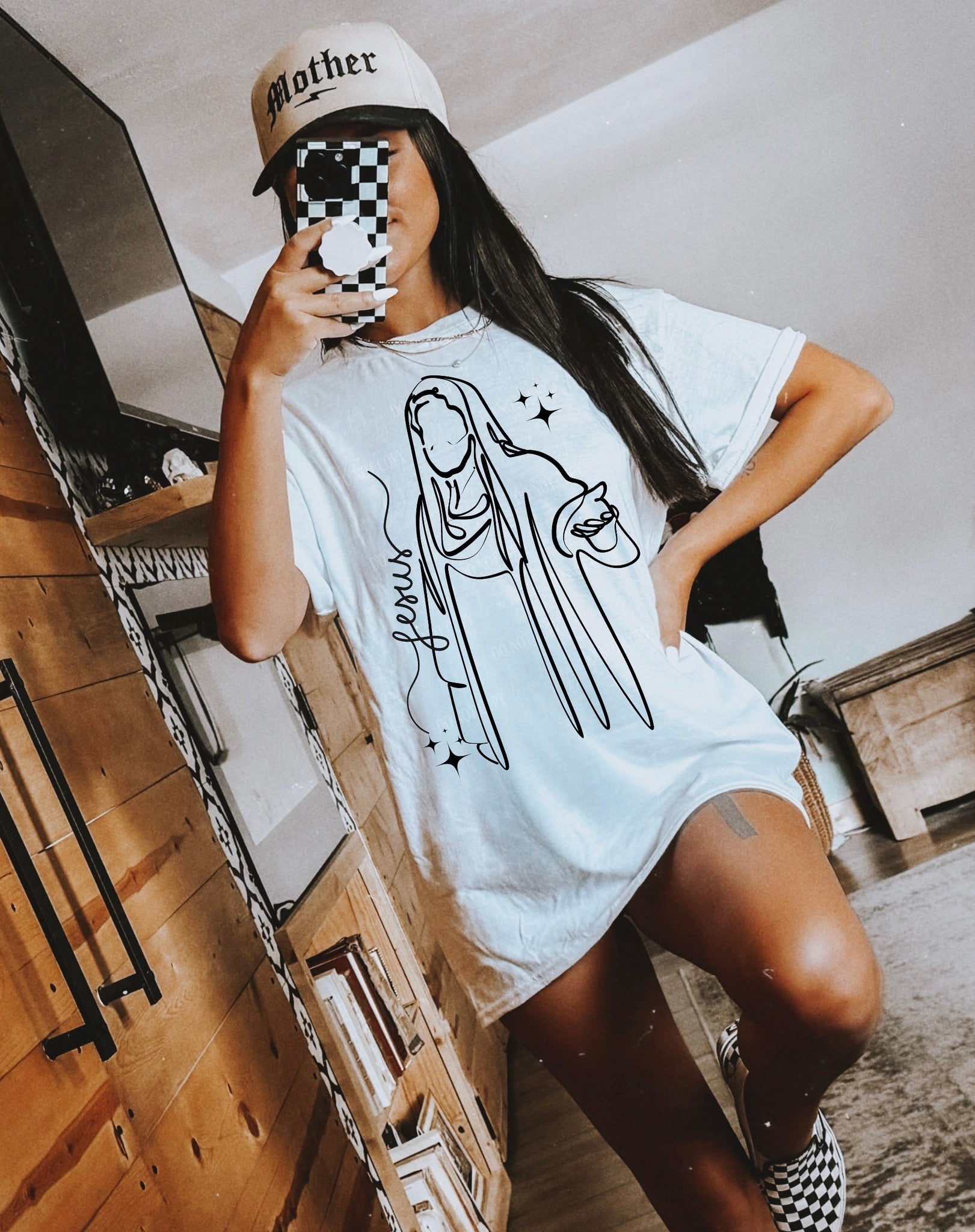 Jesus Line Art - Lovie T Designs