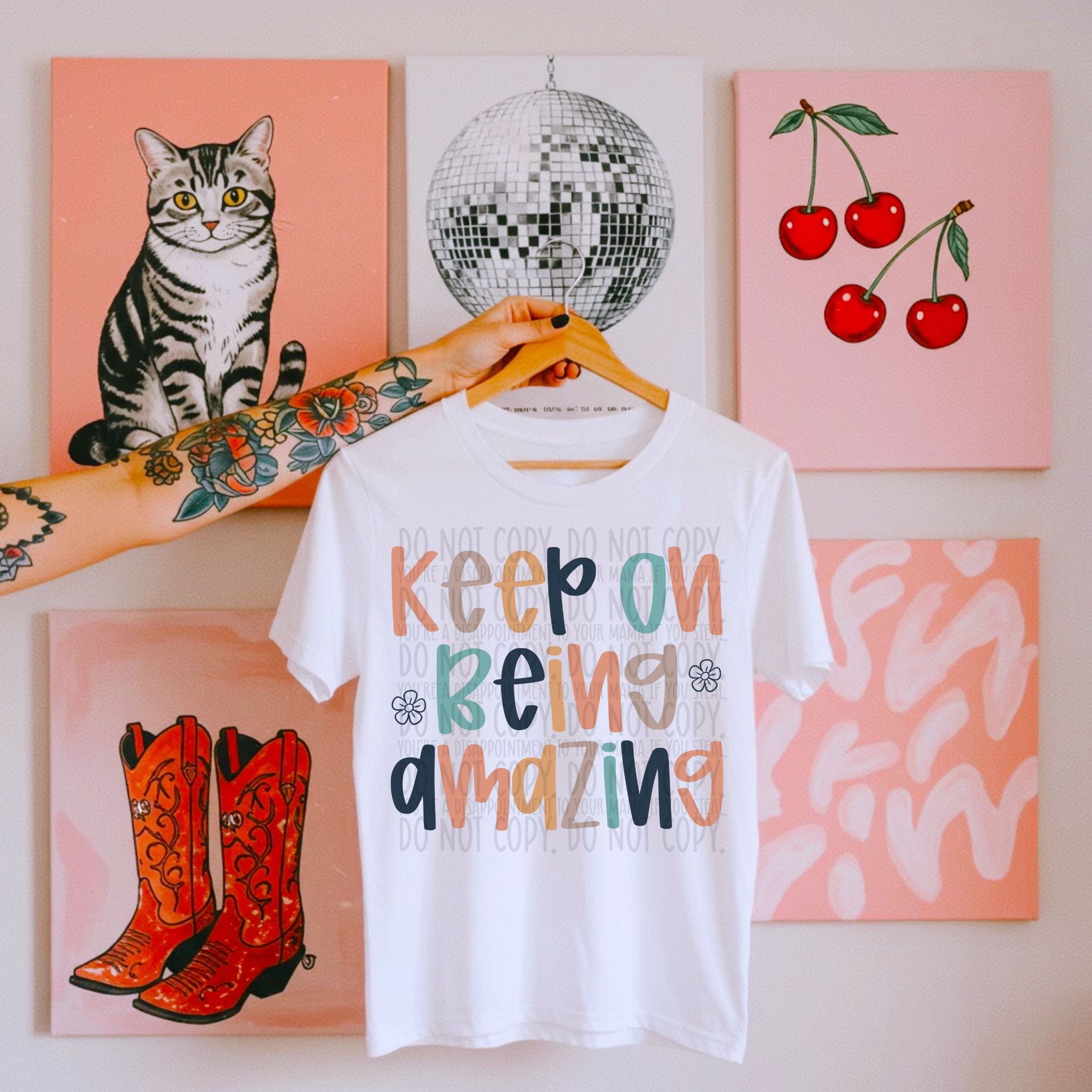 Keep On Being Amazing Doodle - Lovie T Designs