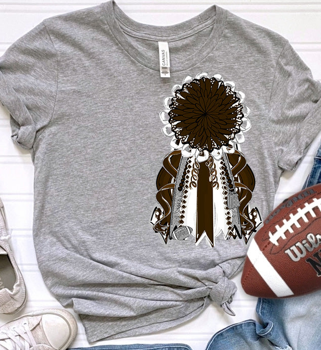 MUMS THE WORD BROWN SILVER - Lovie T Designs