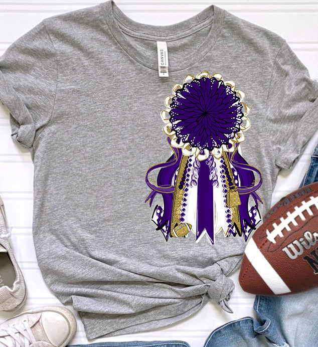 MUMS THE WORD PURPLE GOLD - Lovie T Designs