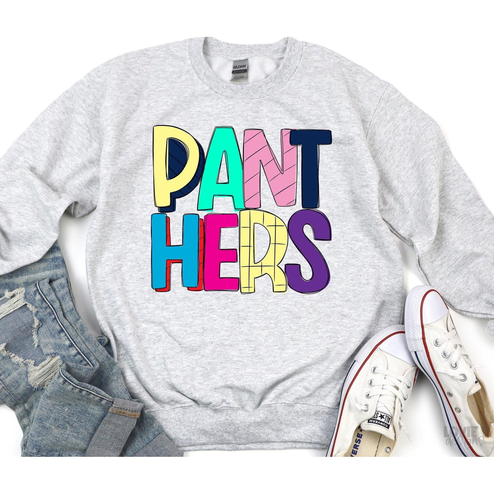 Panthers Stripey Mascot – Lovie T Designs