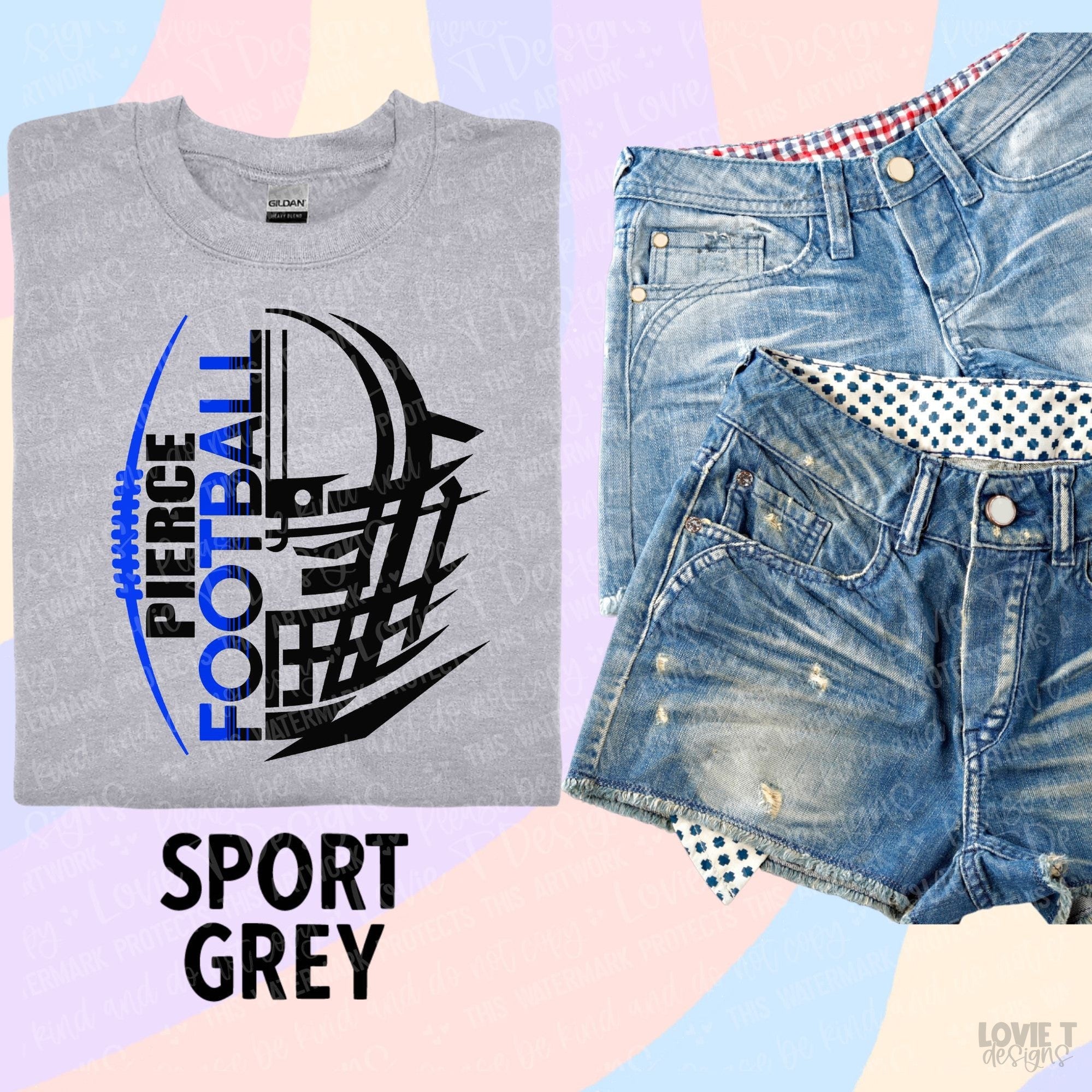 Pierce Football – Lovie T Designs