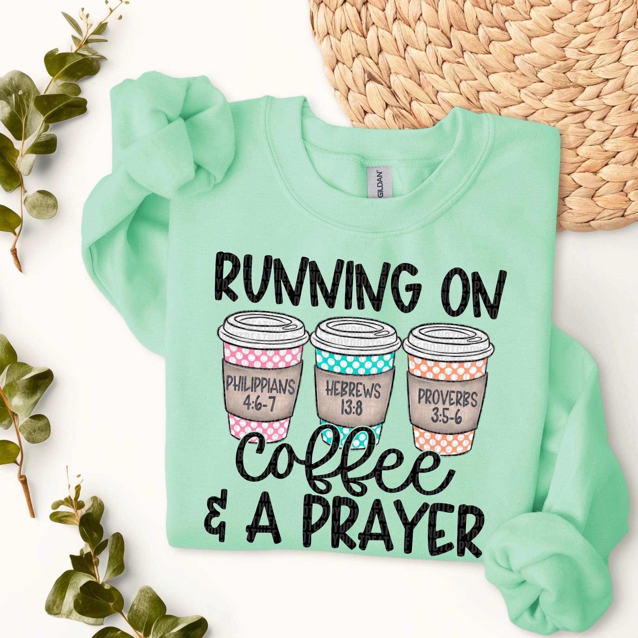 Running On Coffee & A Prayer - Lovie T Designs