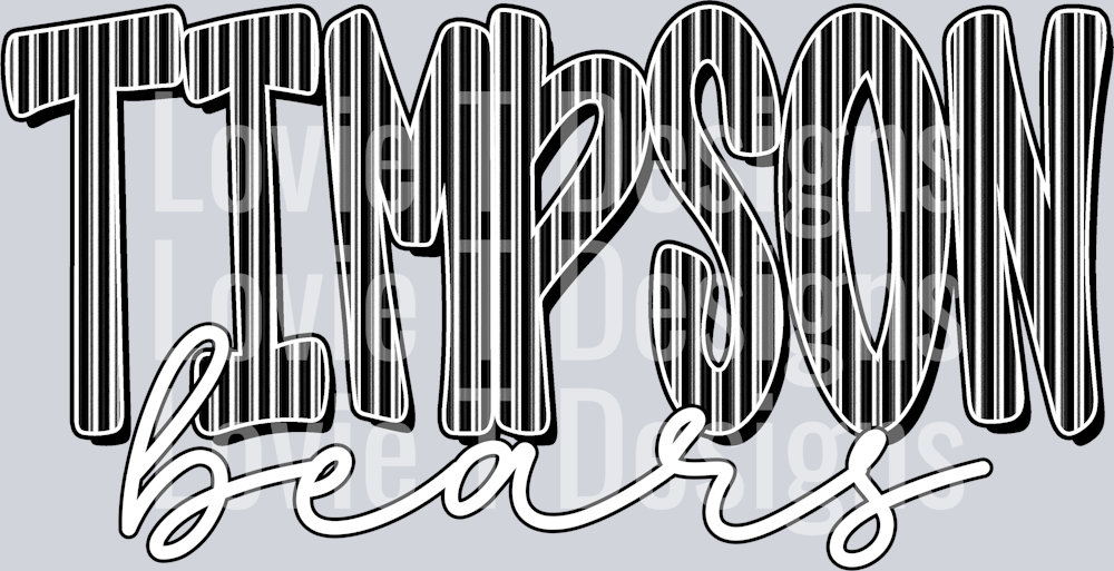 SEERSUCKER MASTER TIMPSON BEARS - Lovie T Designs