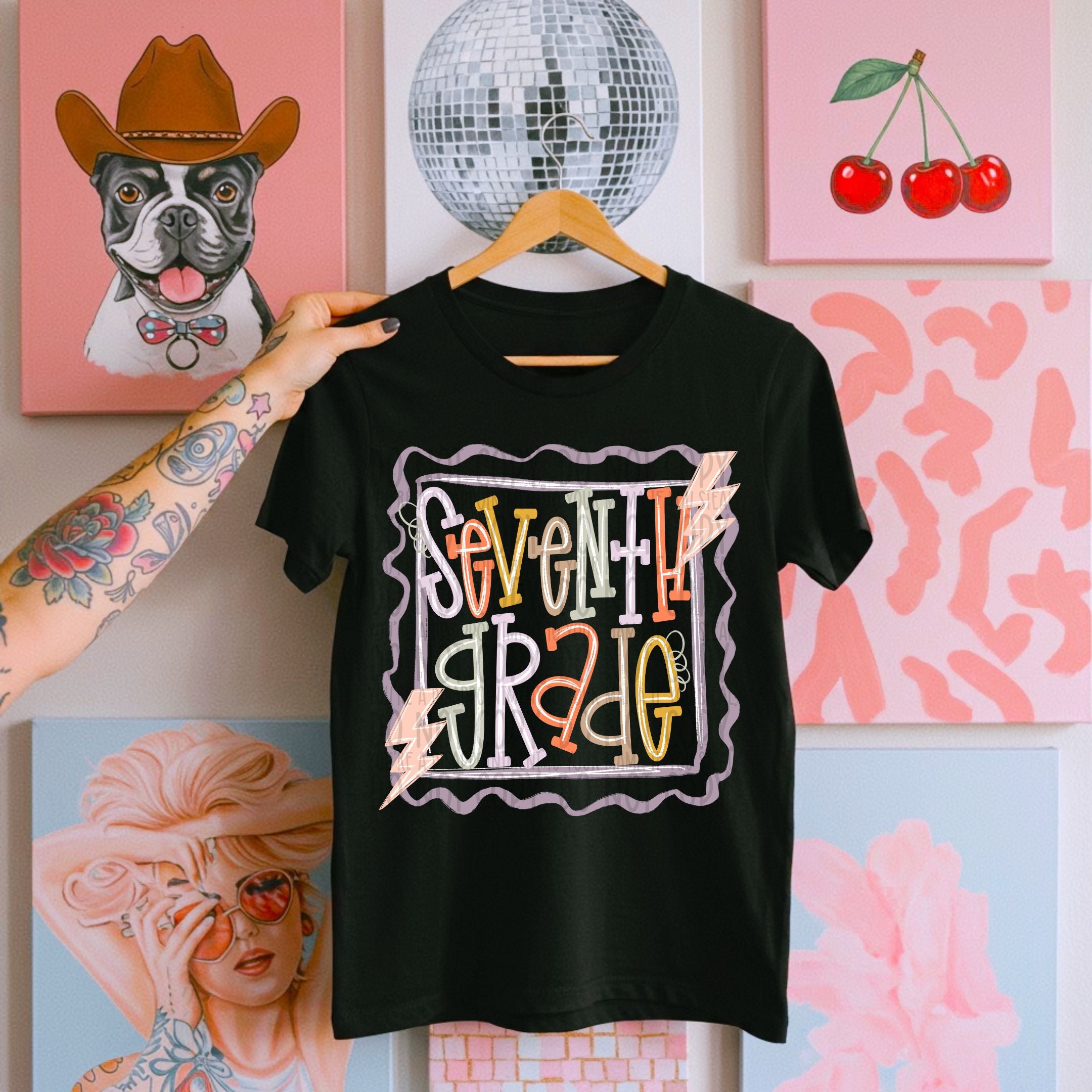 Seventh Grade Doodle - Lovie T Designs