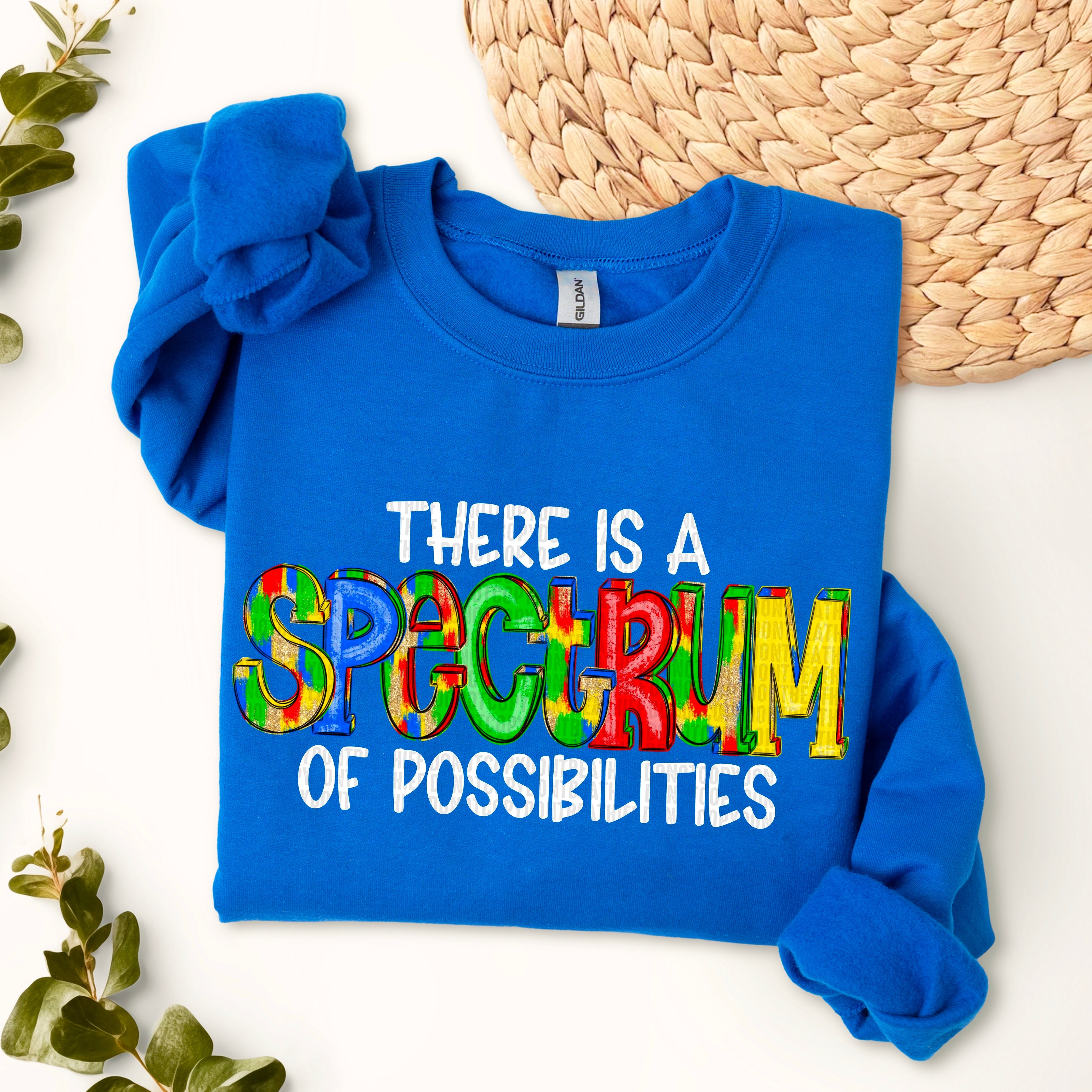 Spectrum of Possibilities White - Lovie T Designs