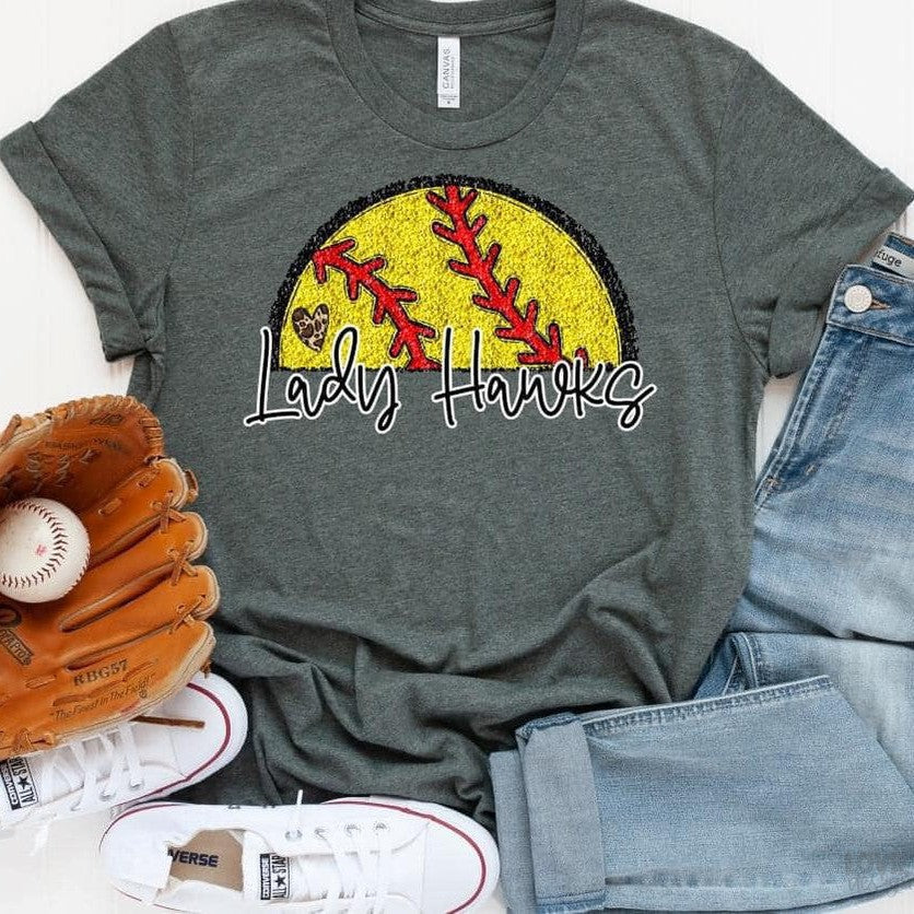 Split Faux Sequin Softball ***Custom Team Names Available*** - Lovie T ...