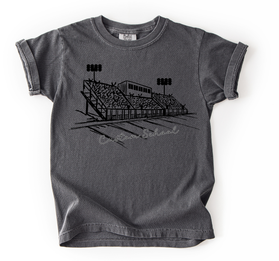 Stadium + School Name in Script - Lovie T Designs