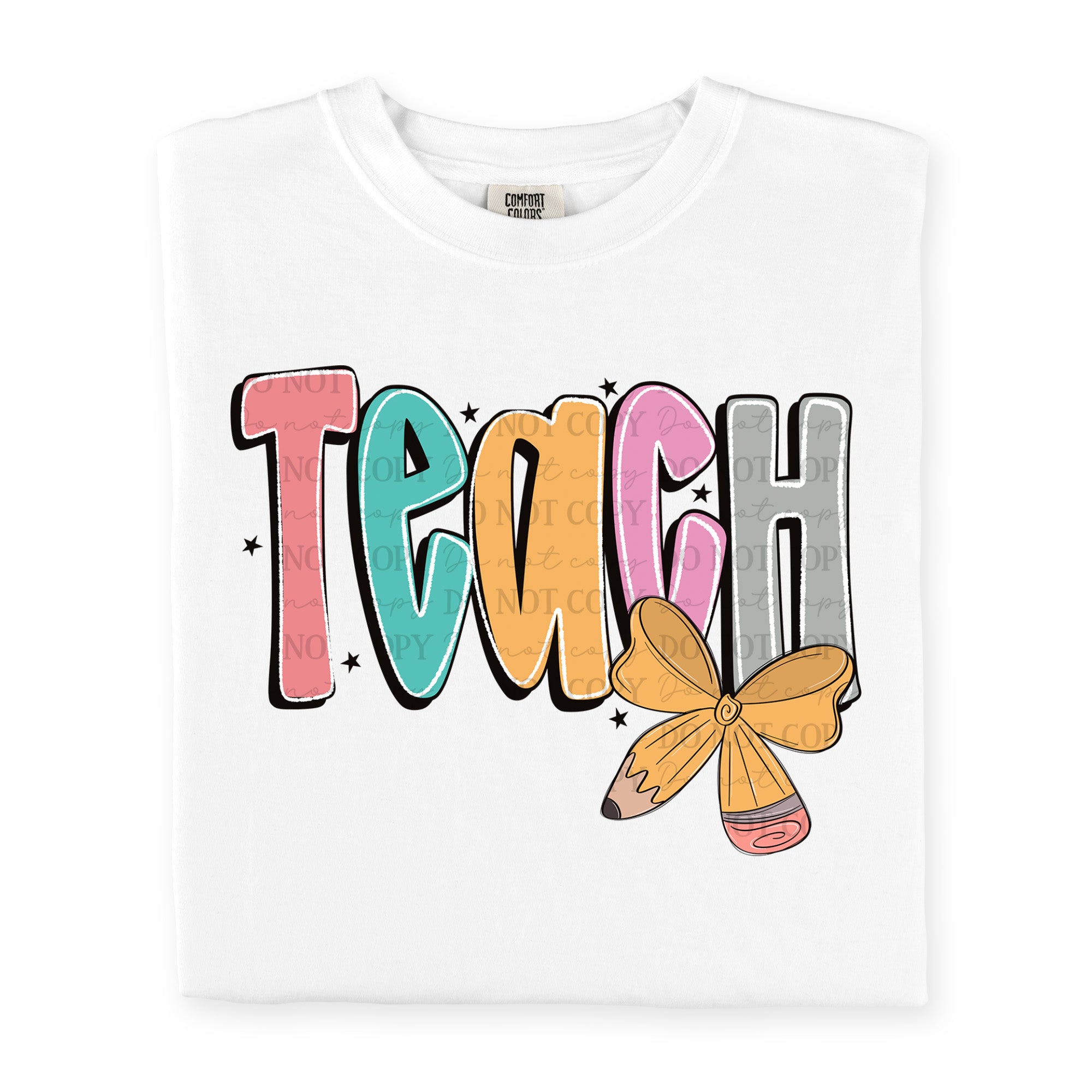 Teach Doodle Bow - Lovie T Designs