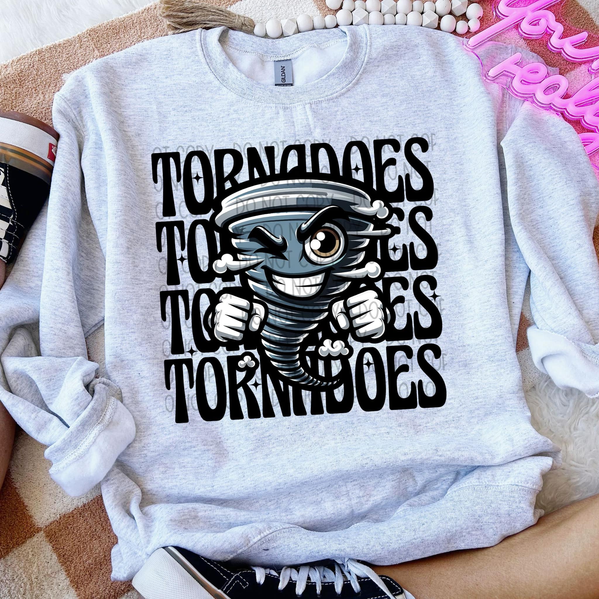 Tornadoes Winking Mascot - Lovie T Designs