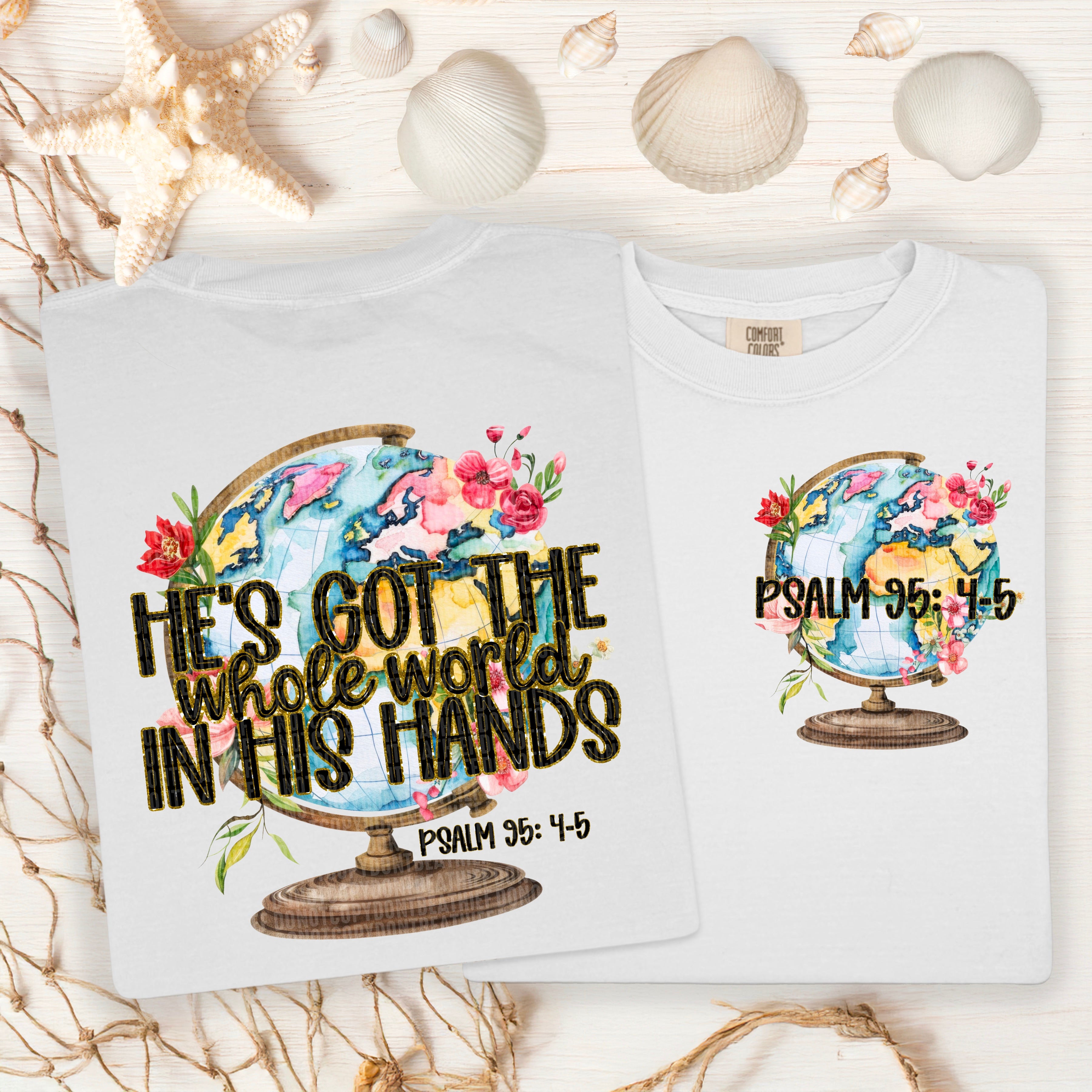 Whole World in His Hands - Lovie T Designs